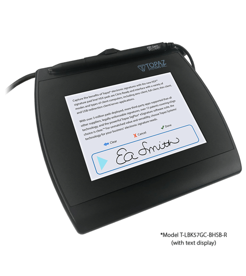 SigGem Color 5.7 Signature Pad - Topaz Systems