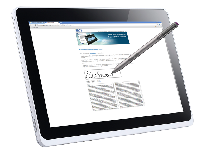 SigPlus Pro Tablet Electronic Signature SDK - Topaz Systems