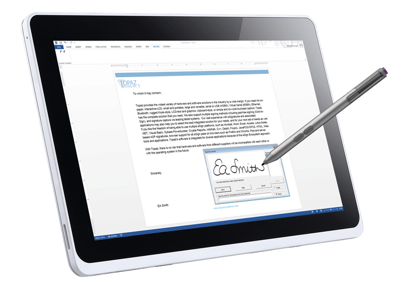 SigPlus Pro Tablet Electronic Signature SDK - Topaz Systems